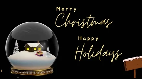 Happy Holidays TV Studio set 42- Virtual... | Stock Video | Pond5