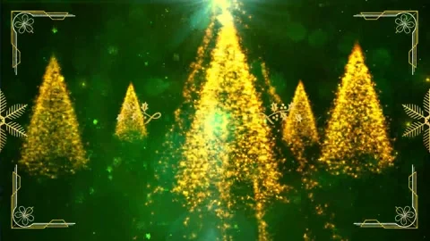 Happy Holidays TV Studio set 45- Virtual... | Stock Video | Pond5