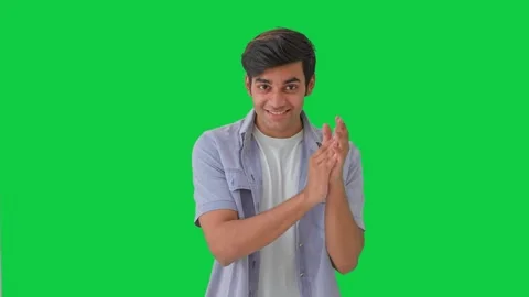 Happy Indian boy clapping and appreciati... | Stock Video | Pond5