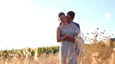 Happy Indian Couple On Their Wedding Day... | Stock Video | Pond5