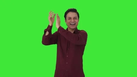 Happy Indian teacher clapping and apprec... | Stock Video | Pond5