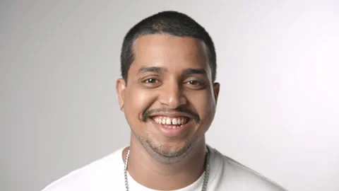 Happy mexican man smile. Latino person f... | Stock Video | Pond5