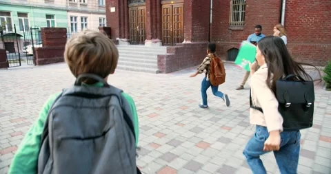 School Kids Running Stock Videos – Royalty-Free HD & 4K Videos | Pond5