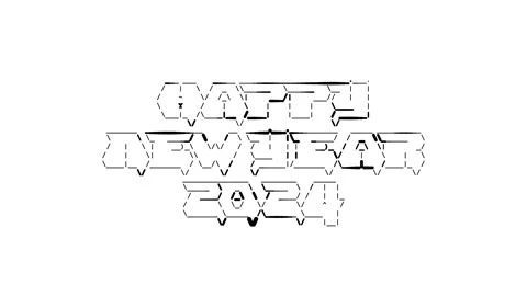 Happy New Year 2024 ascii animation loop... | Stock Video | Pond5