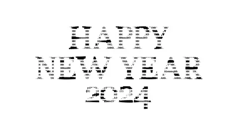 Happy New Year 2024 ascii animation on w... | Stock Video | Pond5