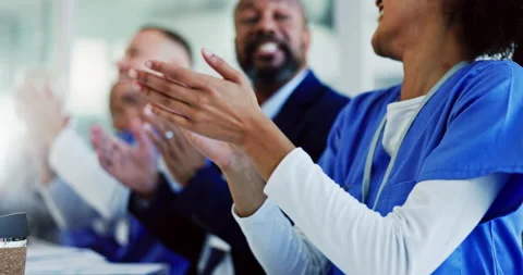 Nurses Clapping Stock Footage ~ Royalty Free Stock Videos | Pond5