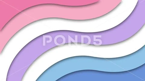 Happy Pride Month Bigender Pride Flag Wave Background: Royalty Free ...