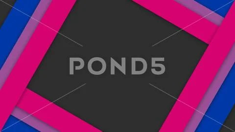 Happy Pride Month Bisexual Pride Flag Frame Background: Graphic #243218285