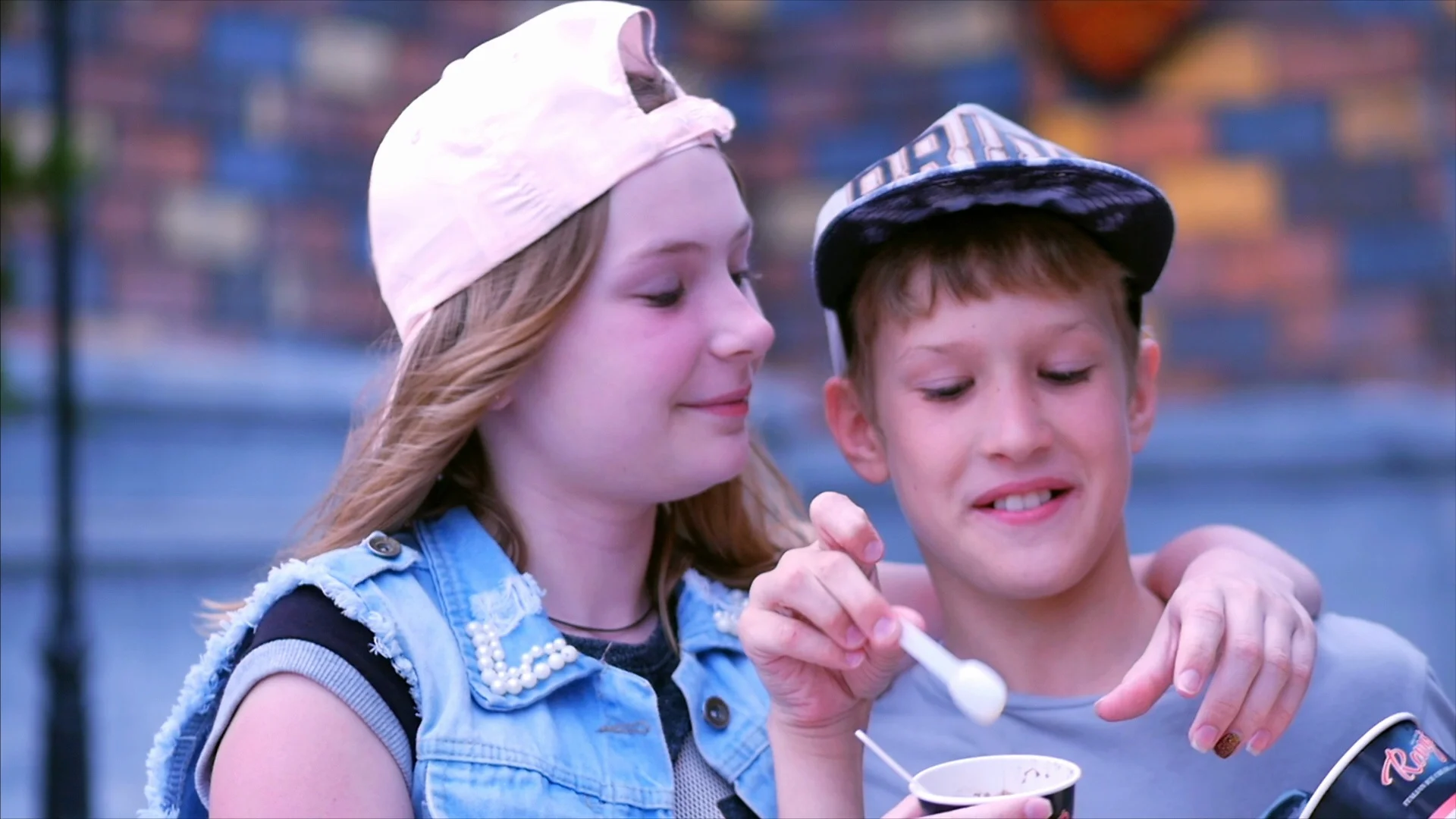 Mattyb Kissing His Sister