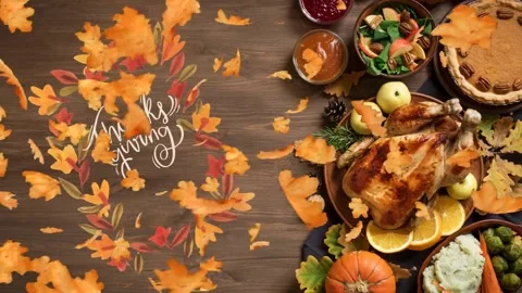 Happy Thanksgiving 25- Virtual Green Scr... | Stock Video | Pond5