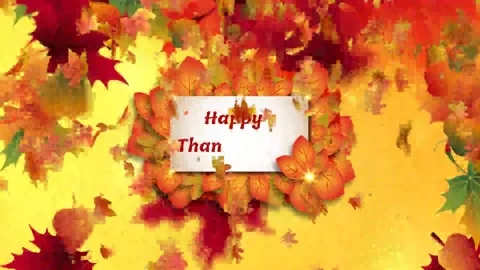 Happy Thanksgiving 36- Virtual Green Scr... | Stock Video | Pond5