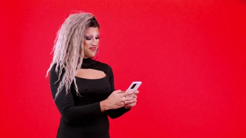 Happy transgender person smiling while u... | Stock Video | Pond5