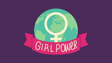 Power Girl Animation Stock Footage ~ Royalty Free Stock Videos | Pond5