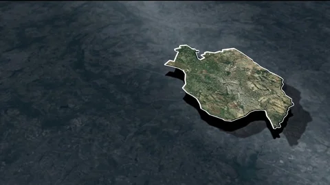 Harare Province province - Animation Map | Stock Video | Pond5