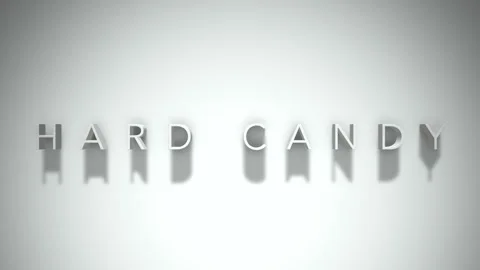 hard candy 3D title animation with shado... | Stock Video | Pond5