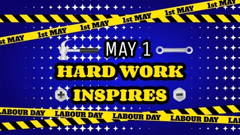 hard work inspires animated background w... | Stock Video | Pond5