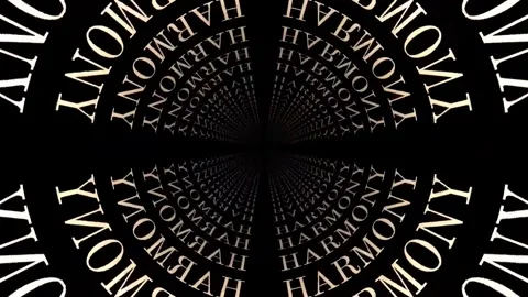 HARMONY Keyword Animation, 3D Background... | Stock Video | Pond5