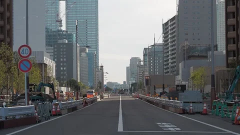 Harumi Flag Under construction, Japan To... | Stock Video | Pond5