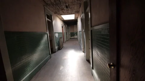 Haunted Hotel Hallway Scary Horror Hallo... | Stock Video | Pond5