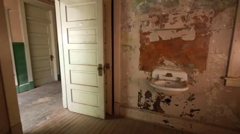 Haunted Hotel Room with Scary Sink Horro... | Stock Video | Pond5