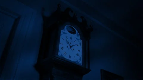 Haunted House Old Grandfather Clock With... | Stock Video | Pond5
