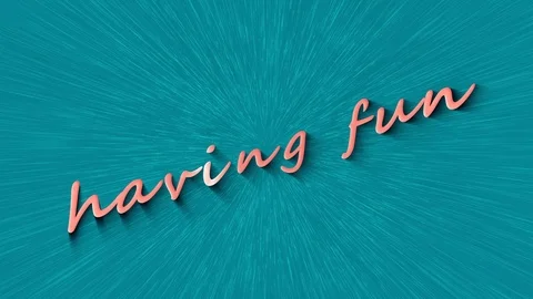 Having Fun Title Waving Water Droplets S... | Stock Video | Pond5