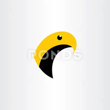 Hawk bird logo sign vector illustration symbol element ~ Clip Art ...