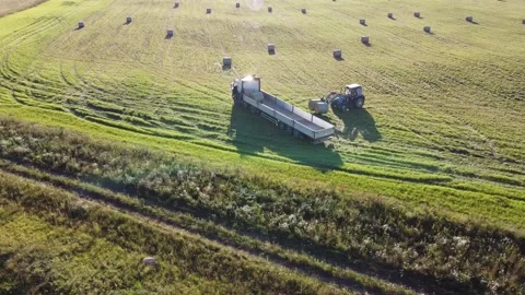 Hay Load Bale Stock Video Footage | Royalty Free Hay Load Bale Videos ...