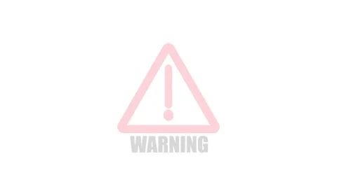 Hazard warning sign with exclamation mar... | Stock Video | Pond5