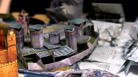 HBO authorized pop up map of Game of Thr... | Stock Video | Pond5