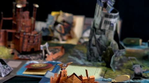 HBO authorized pop up map of Game of Thr... | Stock Video | Pond5
