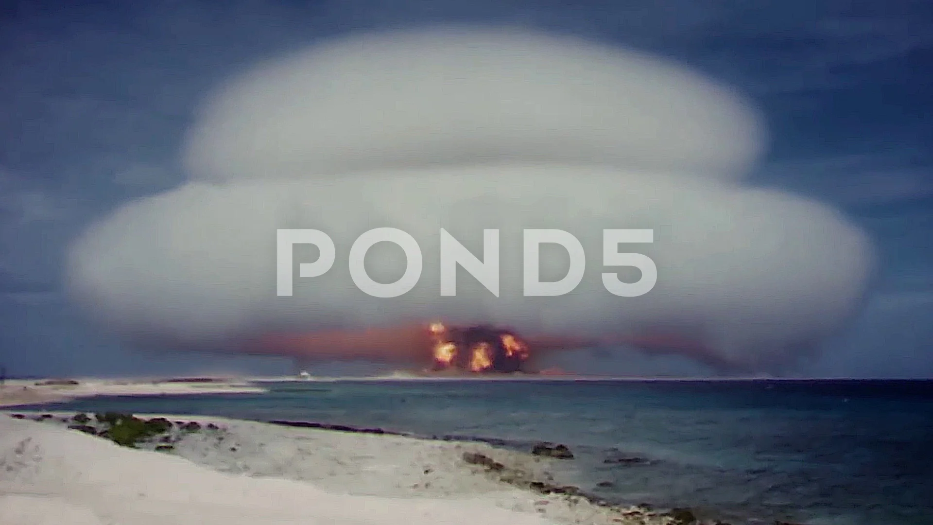 Atom Bomb Explosion In Water
