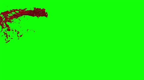 Blood Green Screen Stock Video Footage | Royalty Free Blood Green ...