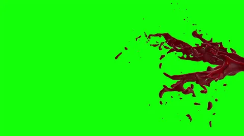 Splat Green Screen Stock Video Footage | Royalty Free Splat Green ...