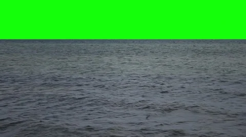 HD Green Screen Ocean #1 | Stock Video | Pond5