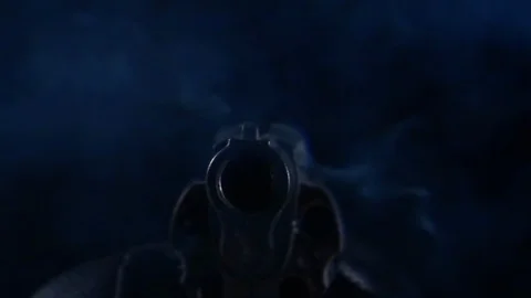 HD - A shot from a revolver. front view ... | Stock Video | Pond5