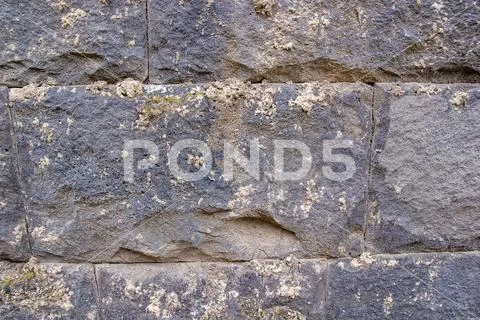 Hd stone wall texture, stone wall background Stock Image #158052436