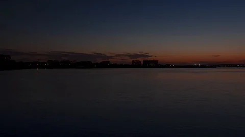 HDR Seamless Loop Beautiful Sunset Over ... | Stock Video | Pond5