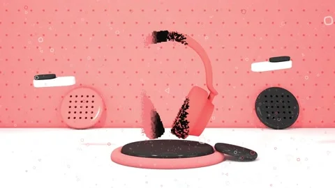3D Headphone Stock Videos – Royalty-Free HD & 4K Videos