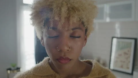 Headshot Portrait of Angry Young Woman w... | Stock Video | Pond5