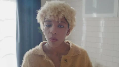 Headshot Portrait of Angry Young Woman w... | Stock Video | Pond5