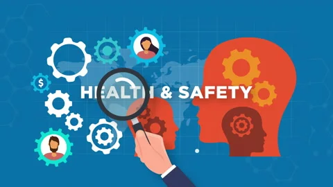 health & safety concept | Stock Video | Pond5