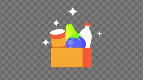 Healthy Food In A Box FULL HD Animation With Project File ~ After ...