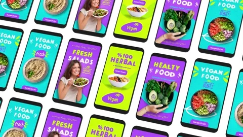 Healthy Food Reels ~ After Effects Template #252141240
