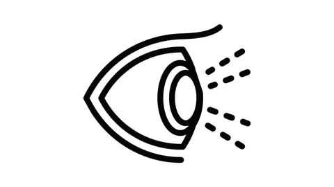 Healthy human eye icon animation | Stock Video | Pond5