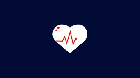Heart Beat Animation Stock Footage ~ Royalty Free Stock Videos | Pond5