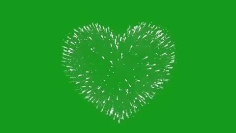 Heart blast motion graphics with green s... | Stock Video | Pond5