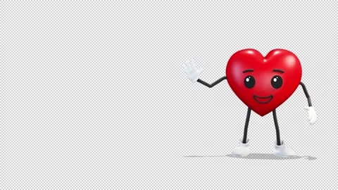 Heart comes out from the right side of t... | Stock Video | Pond5