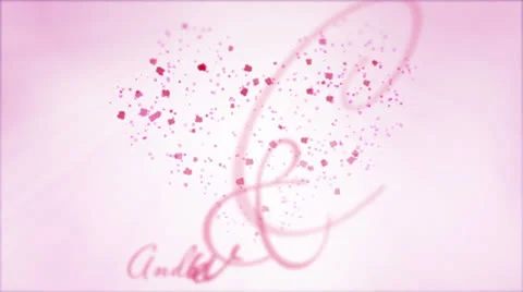 After Effects Template: Heart intro text (5 Color) #26129815