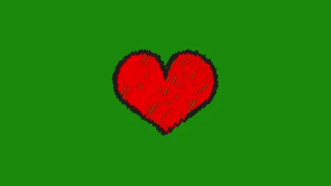 heart jittery motion animation. | Stock Video | Pond5